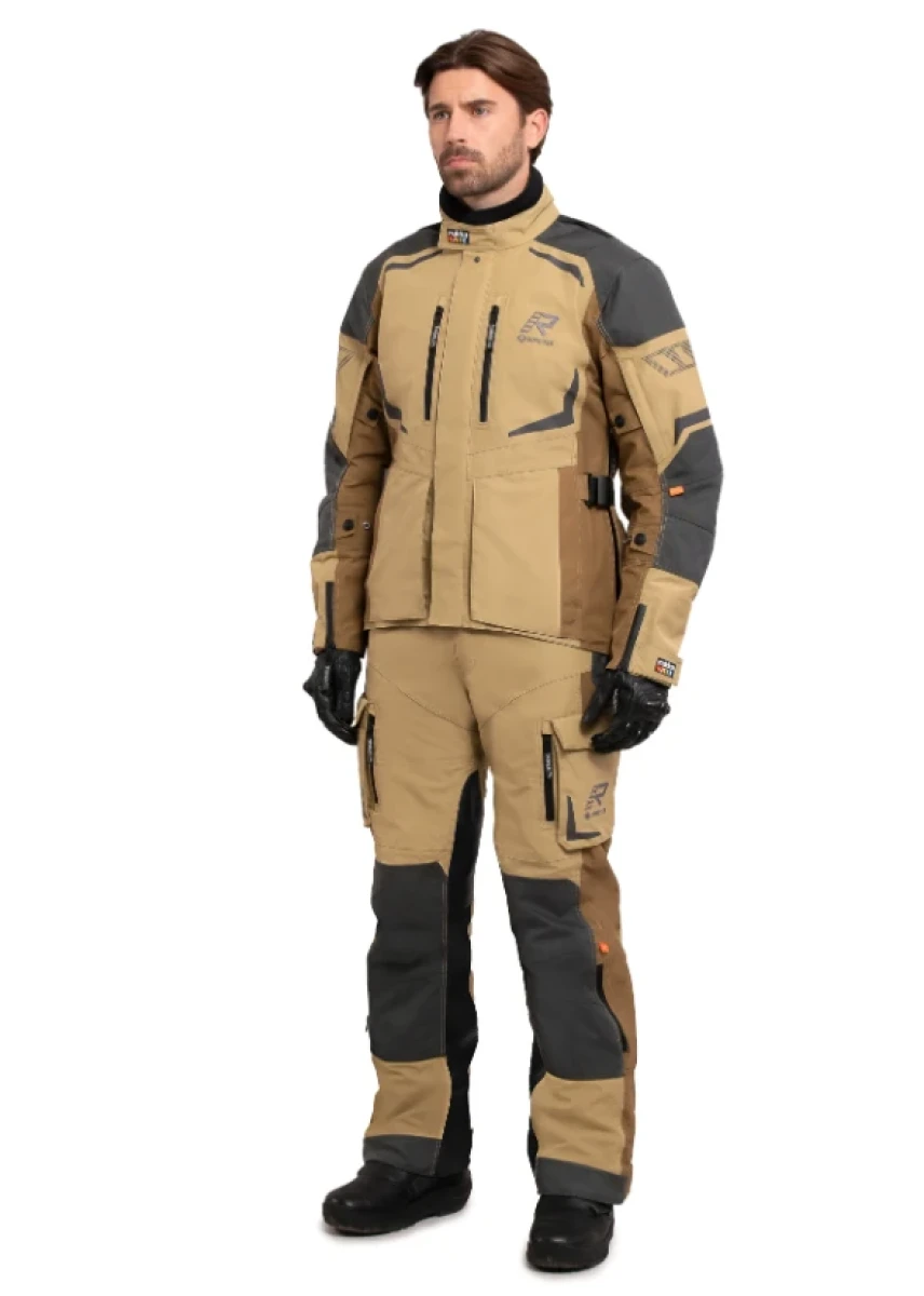 Rukka Ventu-r Mc Jakke Herre Khaki Laminert